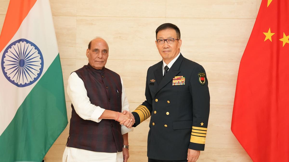 Defence Minister Rajnath Singh holds talks with Chinese counterpart in Laos - The Hindu
